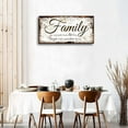 AatoeaX Family Quote Wall Art Living Room-Family Wall Decor ...