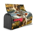 Goofa Sunflower Cow Pasture Pattern Mailbox Cover, Mailbox Decoration ...