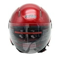 X-Pro Adult DOT Approved Open Face Motorcycle Helmet,Red - Walmart.com