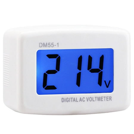 Mutifunctional Dm55-1 Ac 110v-220v Digital Voltmeter Lcd Display With ...
