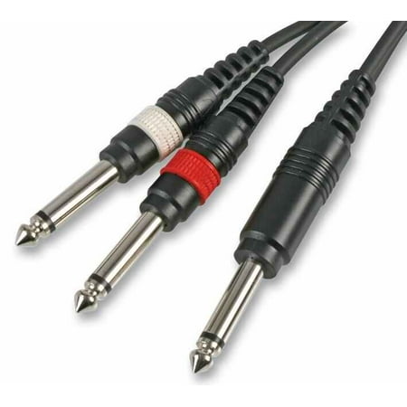 PULSE - 6.35mm Jack to 2 x 6.35mm Jack Plugs - Mono | Walmart Canada