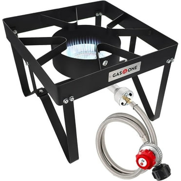 XtremepowerUS Outdoor Propane Single Burner Stove, High-Pressure Gas ...
