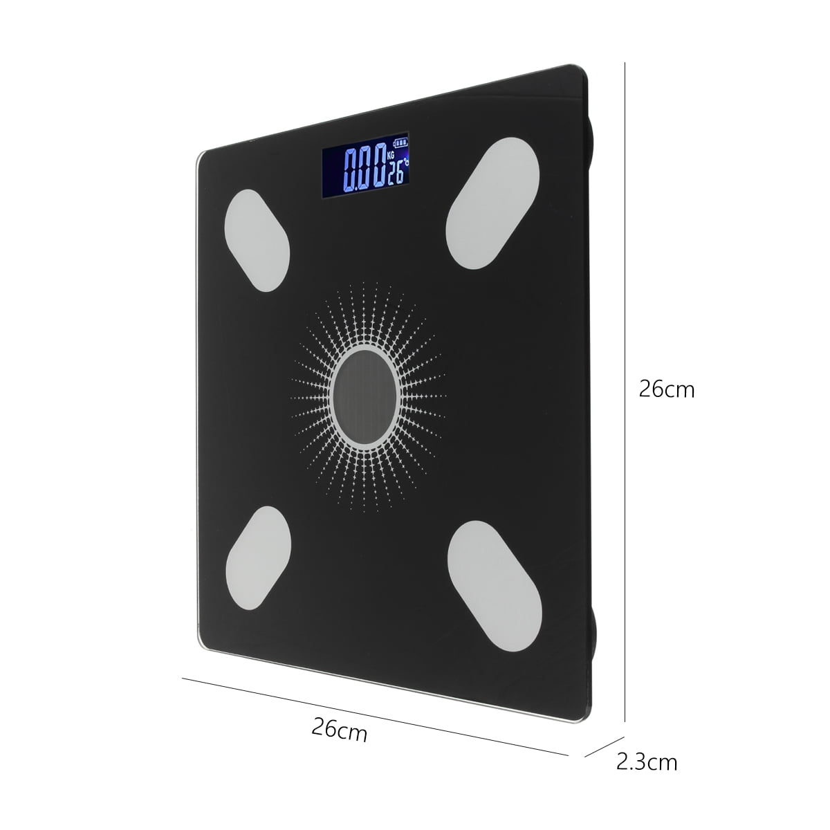 Bluetooth Body Scale Smart Scale Digital Bathroom Wireless Weight Scale ...