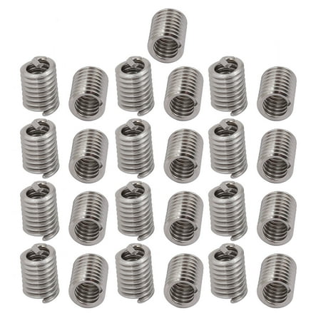 #6-32x0.345" 304 Stainless Steel Helical Coil Wire Thread Insert 25pcs ...