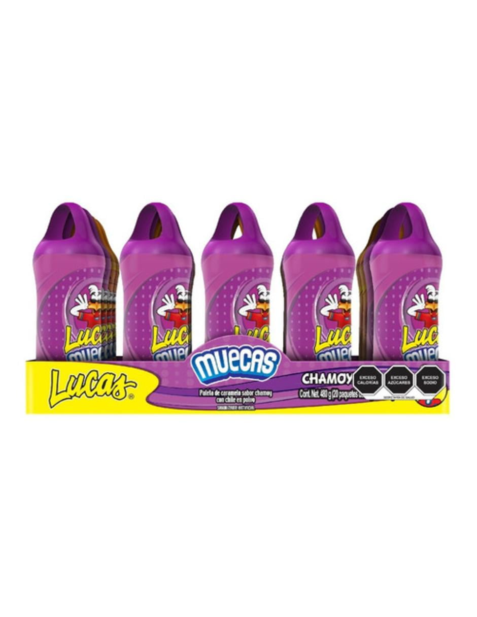 Pack de 24 Dulce Lucas Muecas Chamoy 10/24 gr Lucas Chamoy | Walmart en ...