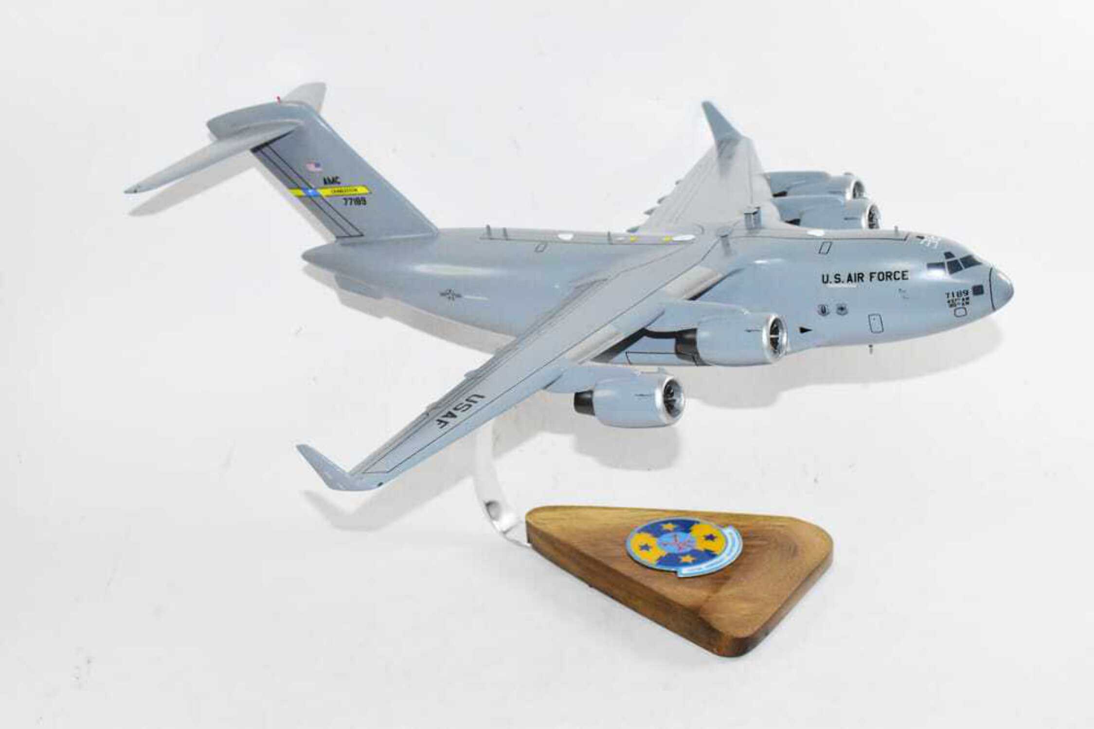 437th AMXS (07-7189 Charleston) C-17 Model, 1/116th Scale, Mahogany ...