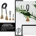 3 Pcs Wooden Bead Tassel String Rustic Decorations Interior Design Home ...
