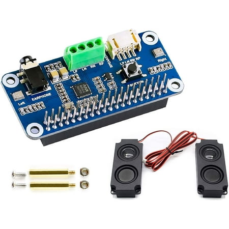 Audio HAT Module for Raspberry Pi 4B/3B+/3B/2B/B+/A+/Zero/Zero W/Pi ...