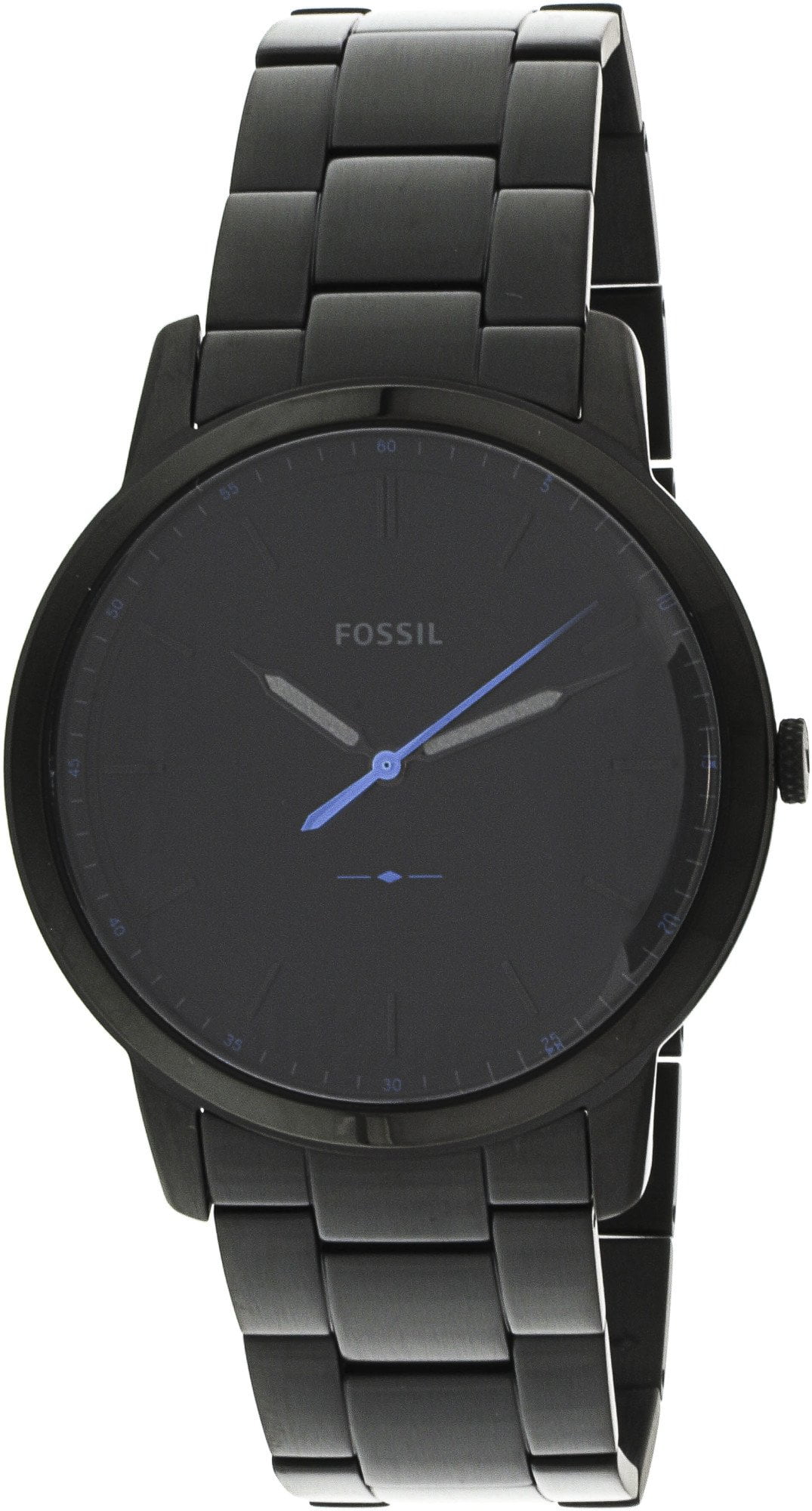 Fossil Men's The Minimalist FS5308 Black Stainless-Steel Japanese ...