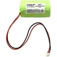 HQRP 5-Pack Emergency Exit Light Battery Compatible with Unitech ...