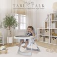 Dream On Me Portable 2-In-1 Table Talk High Chair, Gray - Walmart.com