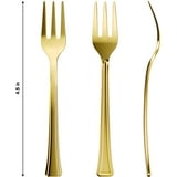 Mini Forks For Desserts - Bulk Pack Of 200 Mini Gold Dessert Forks ...