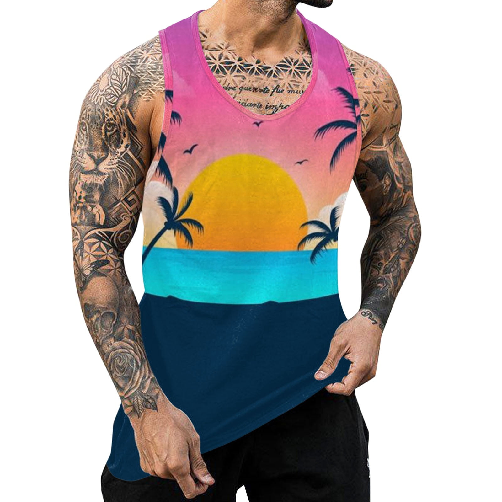 Click here for Ketyyh-Chn99 Mens Undershirts Tank Top Comfortsoft... prices