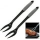 2 X Heat Resistant Nylon Fork 2 Prong Meat Serving Cooking Utensil ...