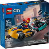 LEGO City Go-Karts and Race Drivers Toy Playset, Includes 2 Driver ...