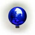 Alpine Corporation 10 Blue Reflective Glass Gazing Globe For Garden