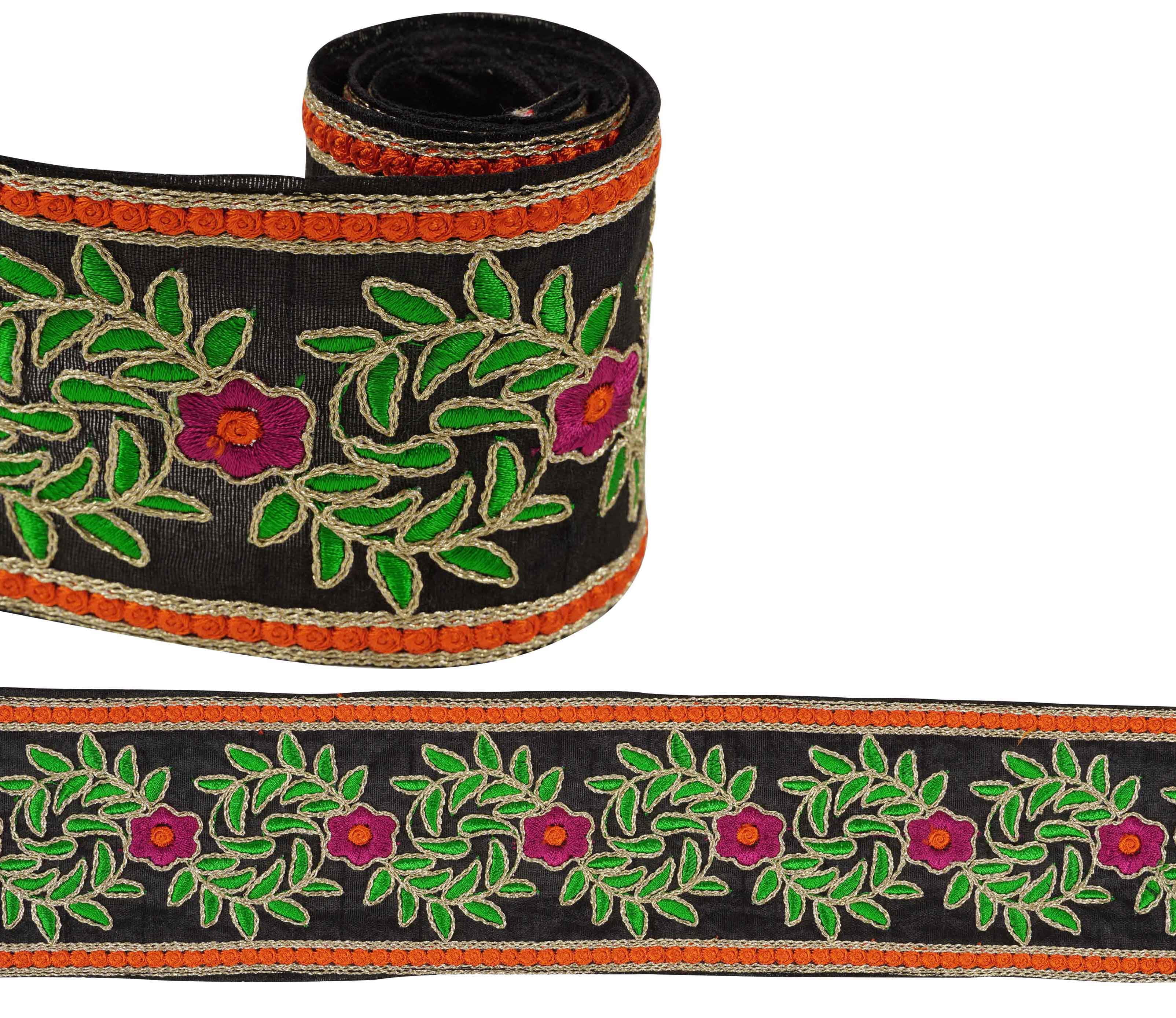 IBA Indianbeautifulart Golden Dori With Wine & Green Thread Dupion ...