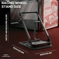 Supllueer Racing Wheel Stand Adjustable Fit for Logitech G29/Logitech ...