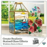 Gallery Glass Stained Glass Acrylic Paint Kit, 18 Piece Set, 2 fl oz ...