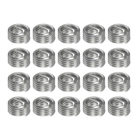 Uxcell M10 x 1.5 1D 10mm 304 Stainless Steel Wire Thread Insert ...