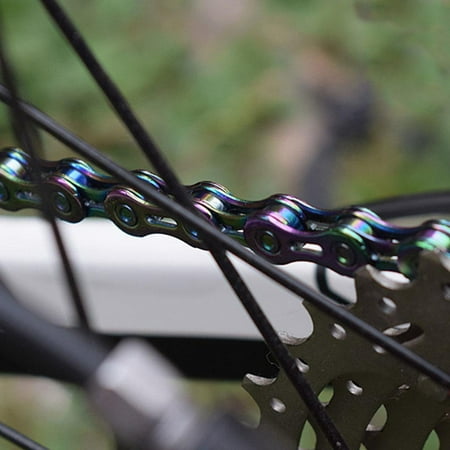 TOPINCN Ultra-light 116 Links Bike Chain Replacement Part for Mountain ...