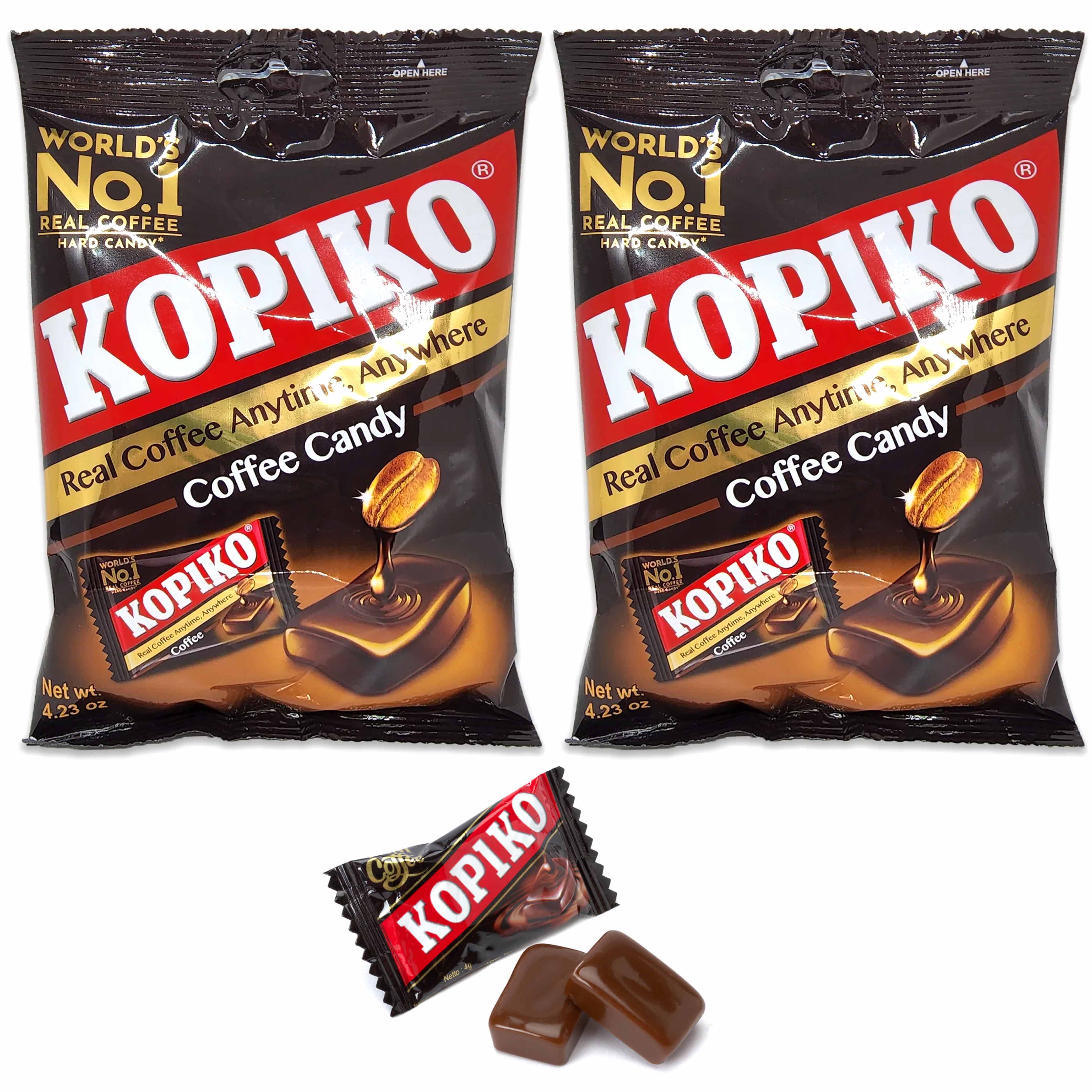 2 Bags Kopiko Real Coffee Candy Hard Candies Premium Rich Creamy Flavor ...