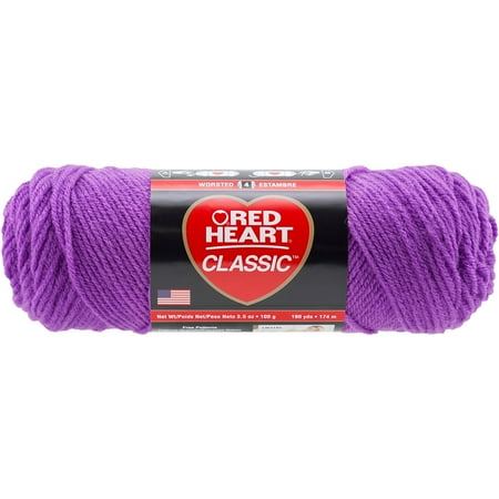 Red Heart Classic Yarn-Bright Violet | Walmart Canada
