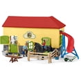 Schleich - Farm World: Horse Stable Set with Rider Figurines, Horse ...