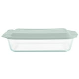Pyrex Deep 9" x 13" Bakeware Dish with Sage Lid - Walmart.com