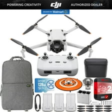 DJI Mini 3 Pro Camera Drone + RC Smart Remote, 4K/60fps, 48MP Photo ...