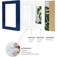 4x6 Picture Frame Made of Solid Wood, Covered by Plexiglass Display ...
