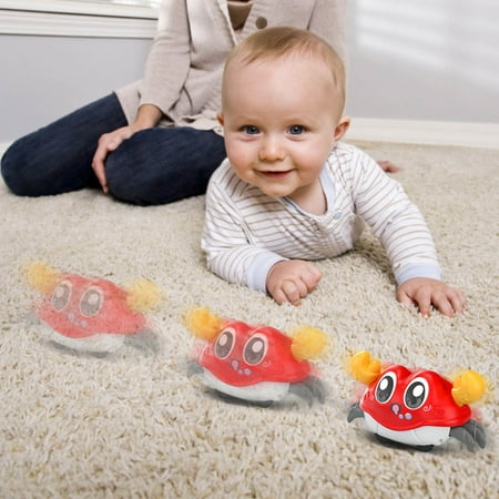 Flywake Christmas Gifts For Kids,Adult Children's Double-pull Running Crab Toy Simulation Crab ...