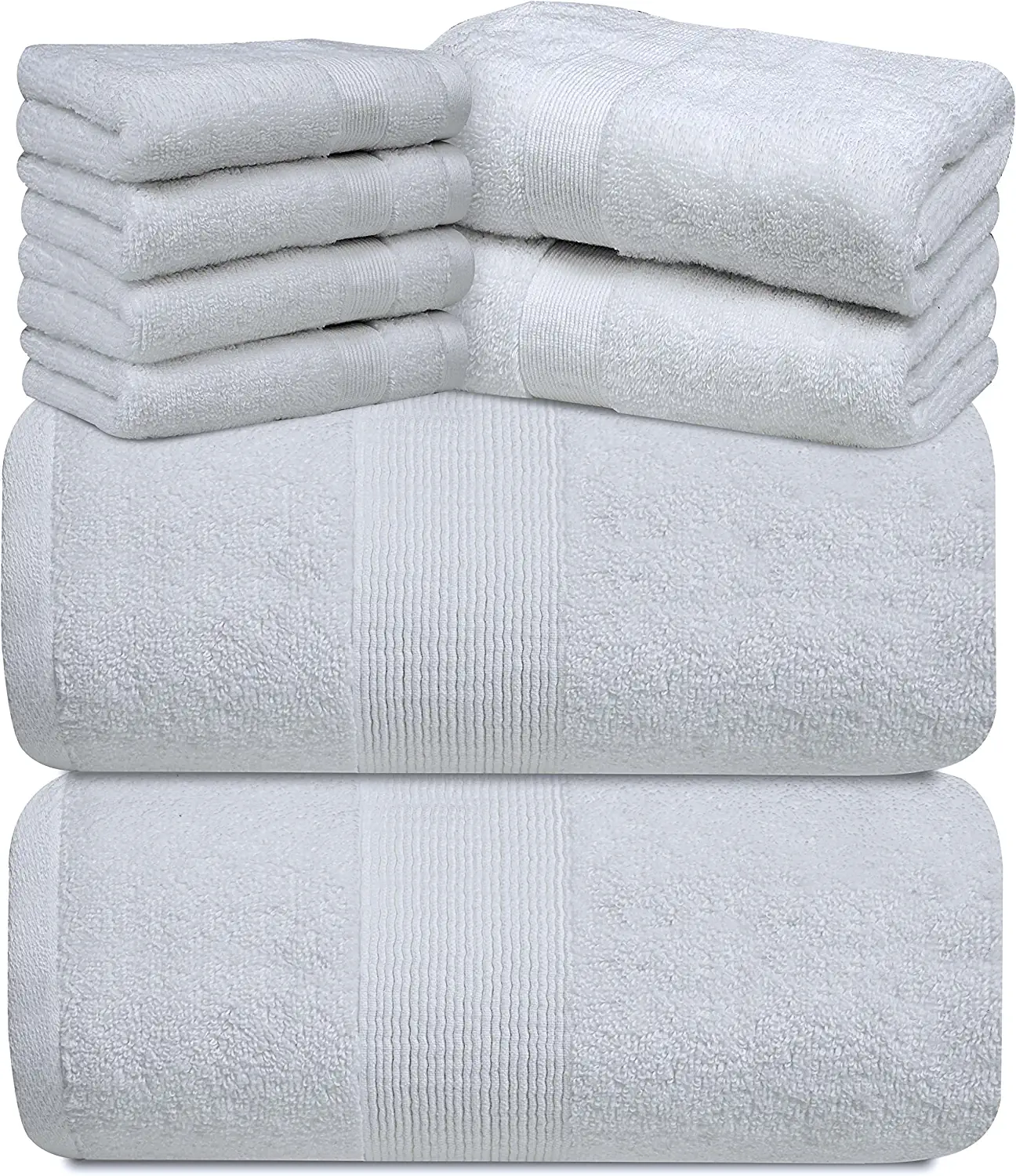 Resort Collection Soft Bath Towel Set | Luxury Hotel Plush & Absorbent ...