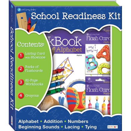 School Readiness Educational Box Set with 3 Early Learning School ...