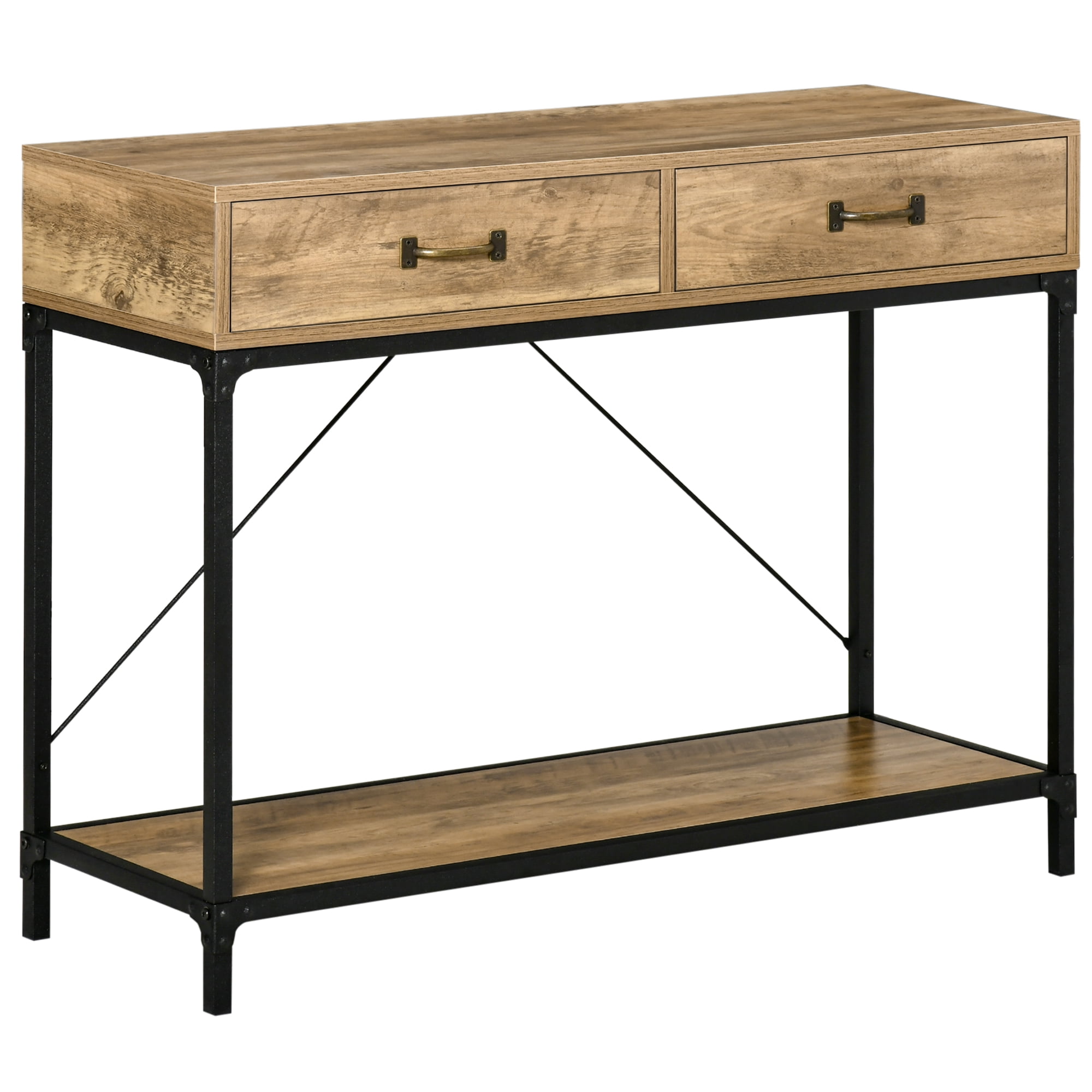 Click here for Homcom Vintage Console Table Sofa Table W/ Drawers... prices