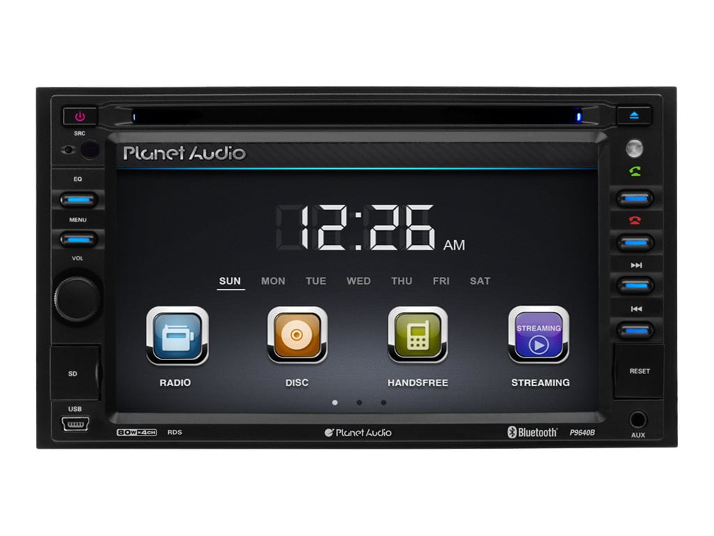 Planet Audio P9640BRC - DVD receiver - display - 6.2" - touch screen ...