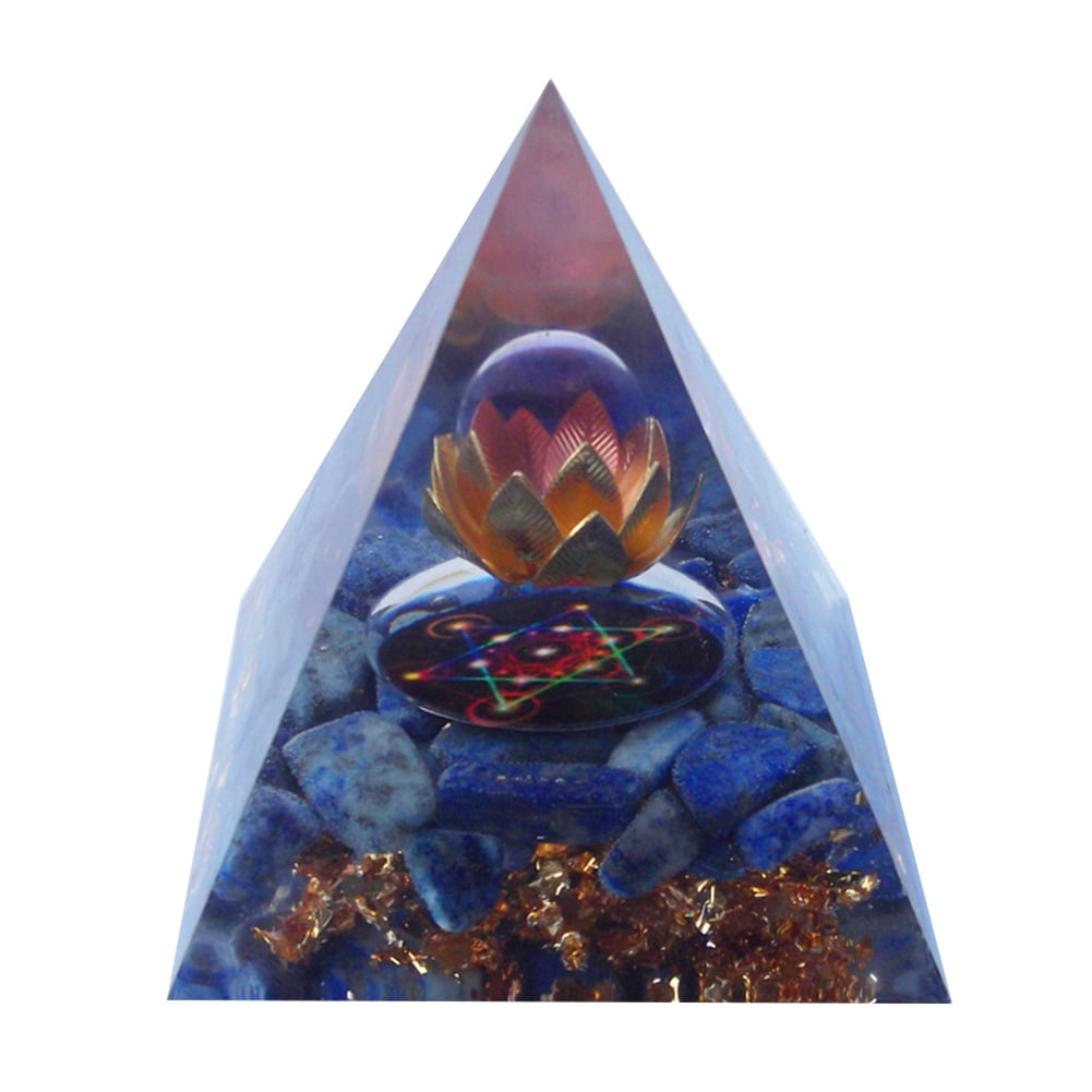 EDFRWWS 5cm Orgonite Pyramid Heal Chakra Crystal Stone Energy Orgone ...