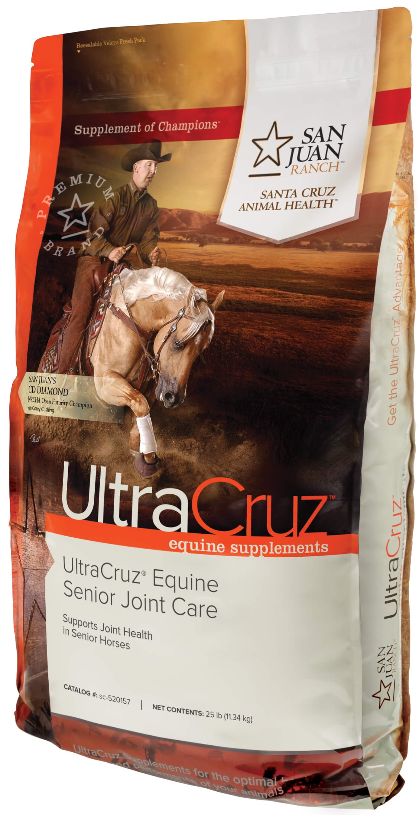 UltraCruz Equine Senior Joint Supplement for Horses, 25 lb, Pellet (177 ...