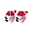 Cjfdfy Toddler Baby Boy Girl Christmas Outfit Santa Claus Costumes Kids ...