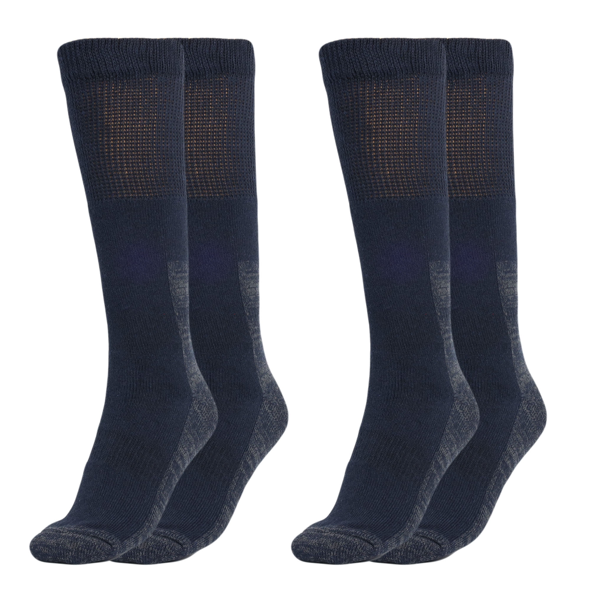 Tactical Knee Socks for Men Navy Cushioned Military Socks 2 Pairs Size ...