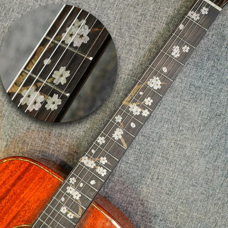 FLAMEEN Electric Guitar Fretboard Decals, Guitar Fretboard Decals ...