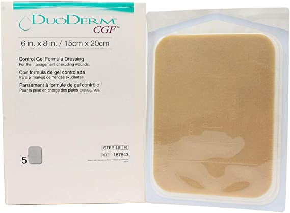 Convatec DuoDERM CGF Hydrocolloid Wound Dressing 6" L x 8" W Size ...