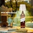 4 PACK Wireless Bottle Lamp With RGB Color Lights, Touch Dimmable Lamp ...