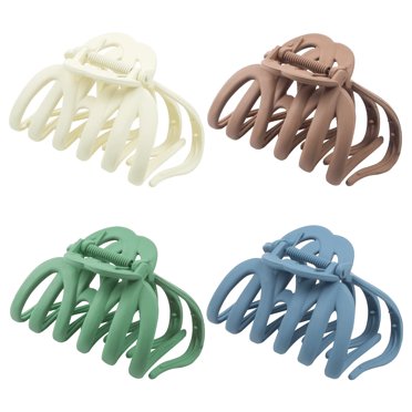 Scunci Consciously Minded Claw Clips, Black and Pink, 2 Ct - Walmart.com