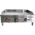 36” Commercial Thermostat Gas Griddle – NSF Certified, 90,000 BTU, 3 ...