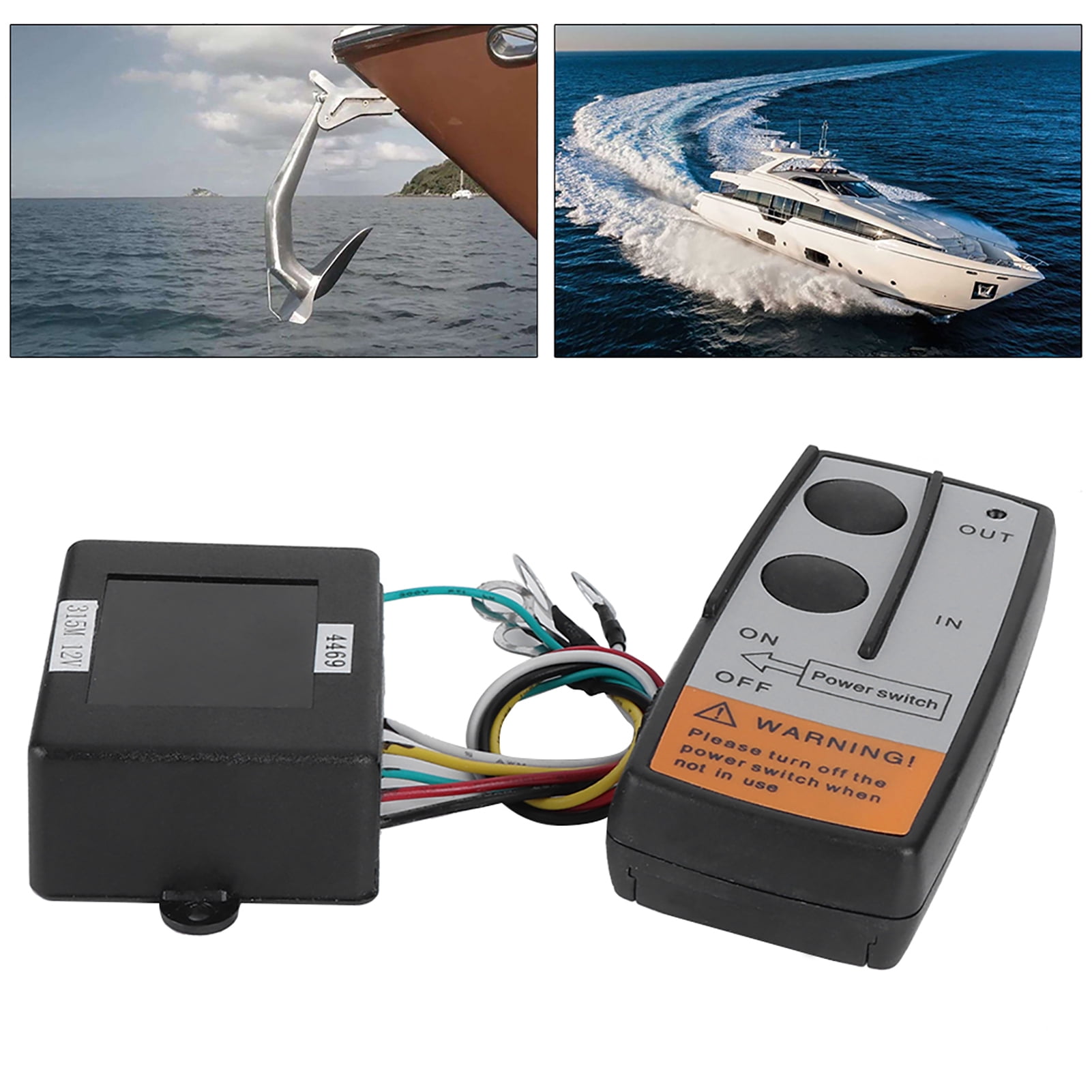Windlass Remote, Anchor Controller Anchor Remote Kit With Waterproof ...