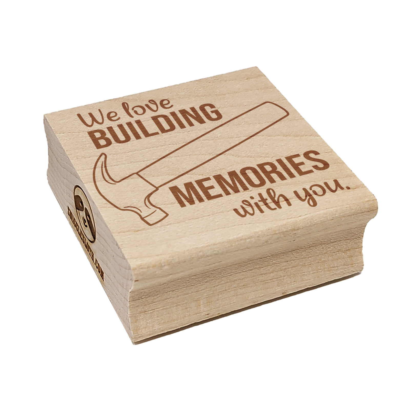 We Love Building Memories with You Hammer Father's Day Square Rubber ...