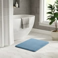 Mainstays Blue Performance Foam 20" x 32" Bath Rug - Walmart.com