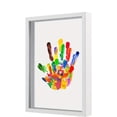 DIY Family Handprint Keepsake Frame with Wooden Box – Personalized ...
