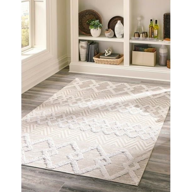 Rugs.com Sabrina Soto Casa Collection Rug – 9' x 12' Beige High Rug ...